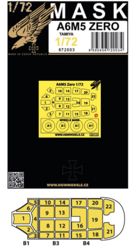 HGW Models 672003 A6M5 Zero
