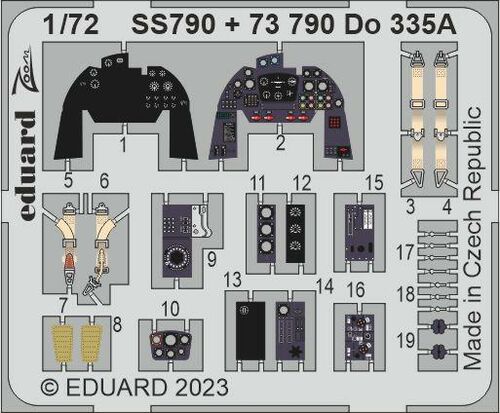 Eduard SS790 Do 335A HOBBY 2000 / DRAGON