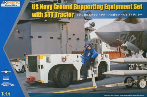 Kinetic 48115 US Navy Ground Supporting Equipment Set with STT Tractor