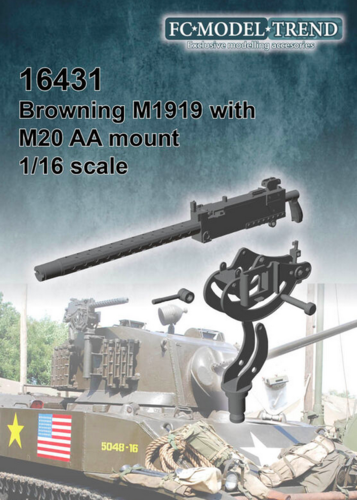 FC ModelTrend 16431 Browning M1919 w/ M20 AA mount
