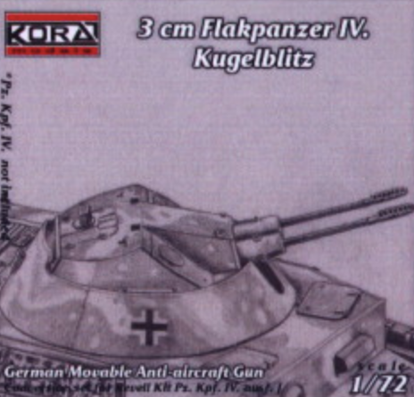Kora Models AC7204 3 cm Flakpanzer IV Kugelblitz