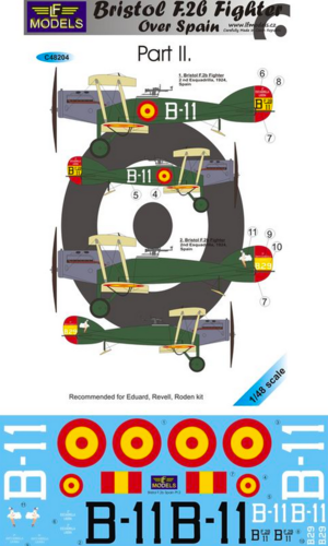 LF Models C48204 Bristol F.2b Fighter over Spain Part II.