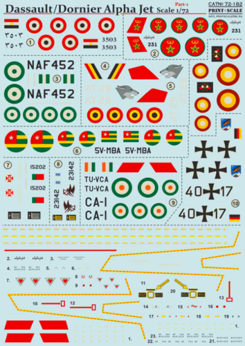 Print Scale 72-182 Dassault/Dornier Alpha Jet Part 1