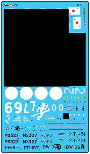 AML D48022 B.Roc, MS 406, Bf 109 G-6, Buffalo, Fokker D.XXI, I-153