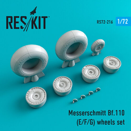 DISCONTINUED RES/KIT 72-0216 Bf.110 (E/F/G) wheels set