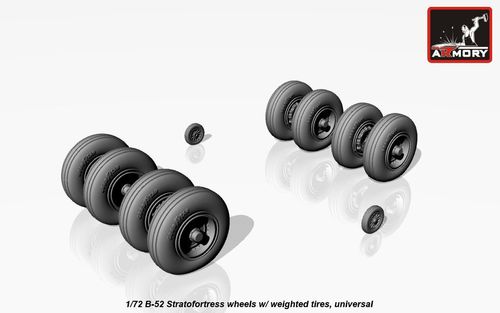 Armory Models Group AW72316 B-52 Stratofortress wheels, weighted