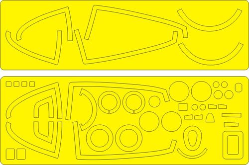 New Ware AM0314 F-18A, CF-18(A) Hornet EXPERT kabuki masks for Hasegawa
