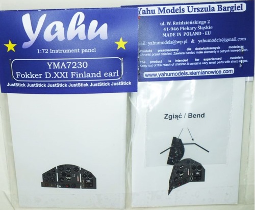 Yahu Models A7230 Fokker D XXI Finland early