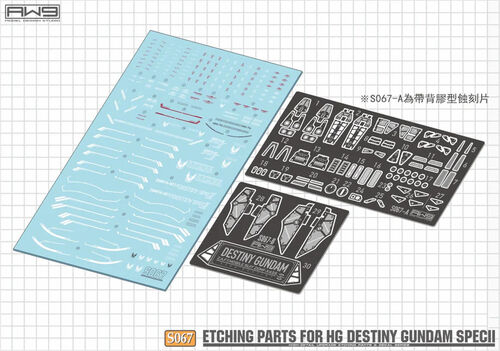 Madworks AW9 S67 Detail-Up Parts And Decal For HG 1/144 ZGMF-X42S Destiny Gundam