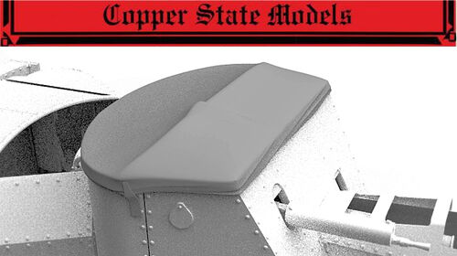 Copper State Models A35-053 Garford-Putilov Turret Tent Cover