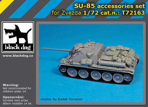 Black Dog T72163 Su 85 Accessories Set (For Zvezda)