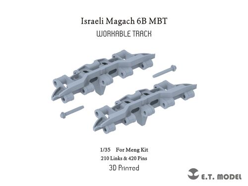 ET Model P35-403 Israeli Magach 6B MBT Workable Track (For Meng Kit)