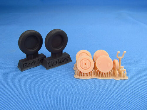 Metallic Details MDR3236 Gloster Gladiator - Wheels 3D-printed (for ICM kits)