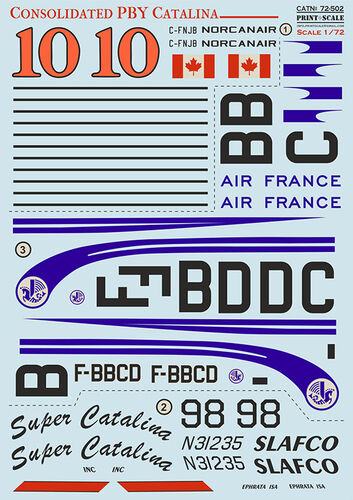 Print Scale 72-502 Consolidated PBY Catalina