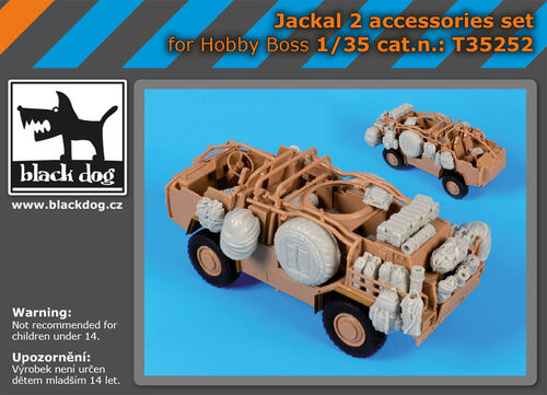 Black Dog T35252 Jackal 2 Accessories Set For Hobby Boss