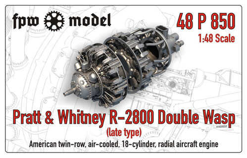 FPW Model 48P850 Pratt And Whitney R-2800 Double Wasp (Late Type)