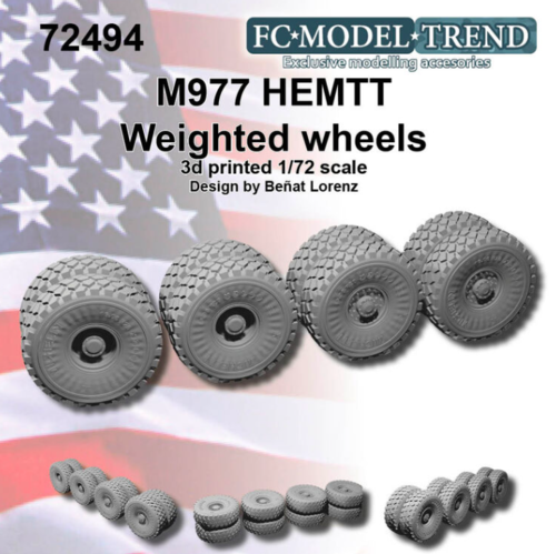 FC ModelTrend 72494 HEMTT weighted wheels