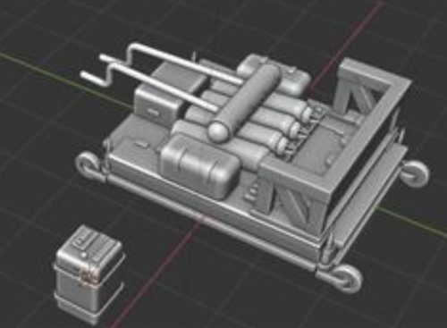 Germania-Figuren 72-WW2-305 Steam generator for Walter Schleuder