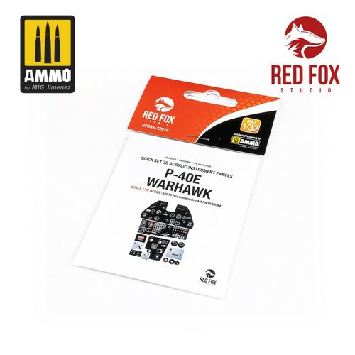 Red Fox Studio QS-32076 P-40E Warhawk (for Hasegawa kit)