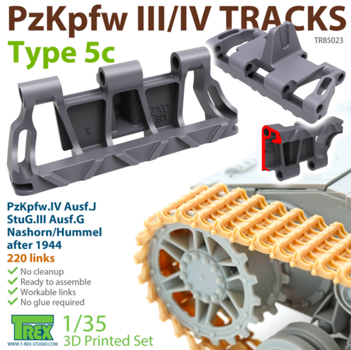 T-Rex Studio 85023 PzKpfw.III/IV Tracks Type 5c