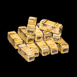 White Stork Miniatures A014 Wooden Ammo Boxes for 5 cm Kw.K.39