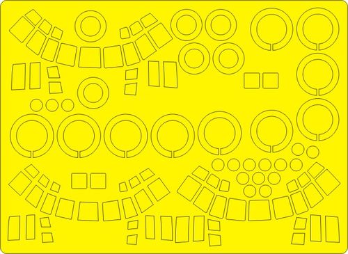 New Ware AM0675 C-130 Hercules EXPERT kabuki masks for Italeri