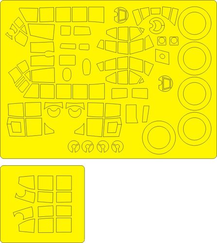 New Ware AM0612 ICM Ju-88A-5 BASIC kabuki masks for ICM, Hasegawa