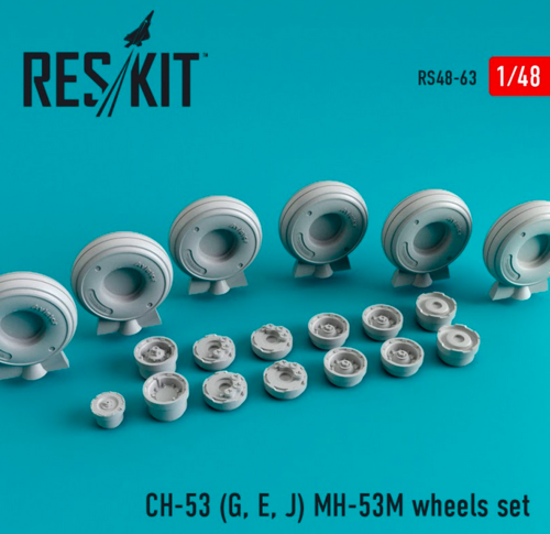 RES/KIT 48-0063 SH-53 (G, E, J) MH-53M wheels set