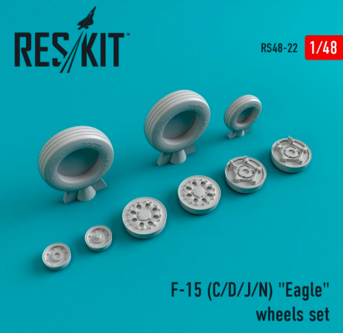 RES/KIT 48-0022 McDonnell DouglasF-15 (C/D/J/N) "Eagle" wheels set