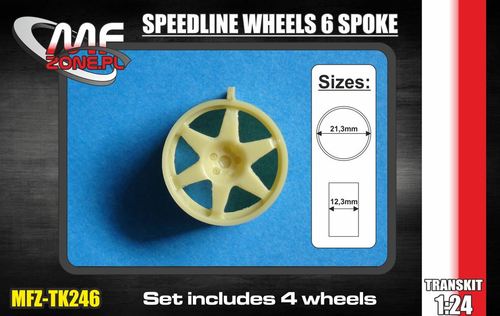 MF-Zone TK246 Speedline wheels 6 spoke 5 screw