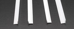 Plastruct 90507 Kształt "L" 8,0mm x 8,0mm x 0,9mm - 600mm 1szt / 1 piece