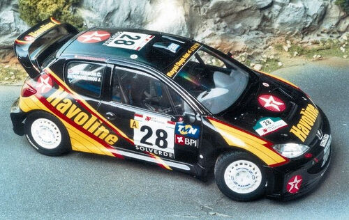 Renaissance TK24-084 Peugeot 206 WRC - Portugal 2001 Papadimitriou Texaco (for Tamiya Kits)