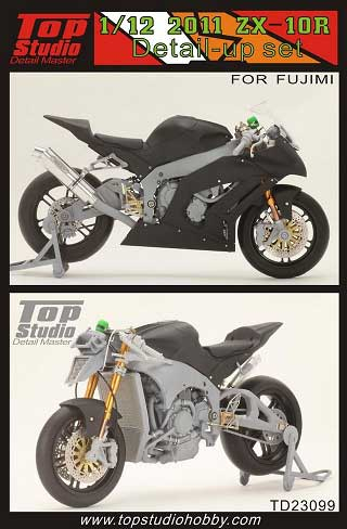 Top Studio TD23099 Kawasaki ZX-10R - Detail-Up Set (for Fujimi kits)