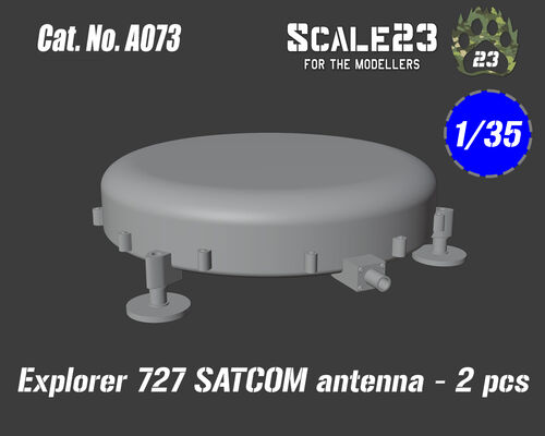 Scale23 35-A073 Antena Explorer 727 SATCOM (2 szt.)