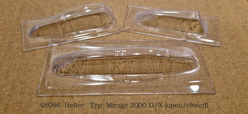 Rob Taurus 48086 Mirage 2000 D/N - open-closed canopy (for Heller kits)