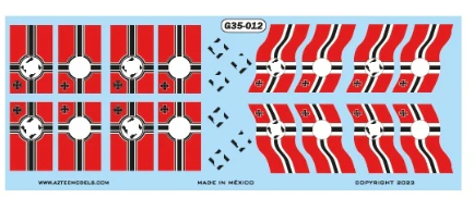Aztec G35012 Axis Schnellboot flags