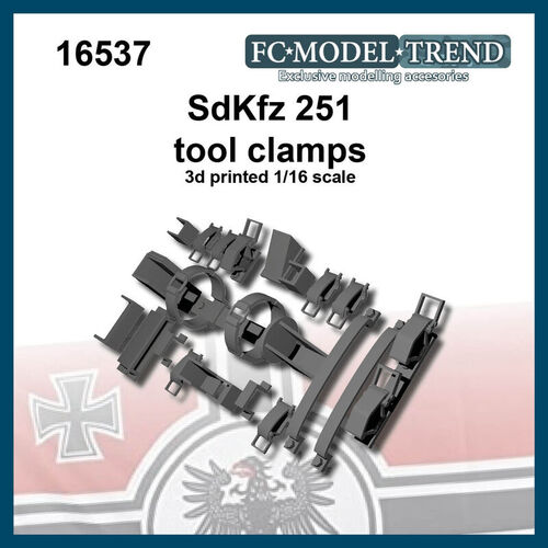 FC ModelTrend 16537 SdkKfz 251 Tool Clamps