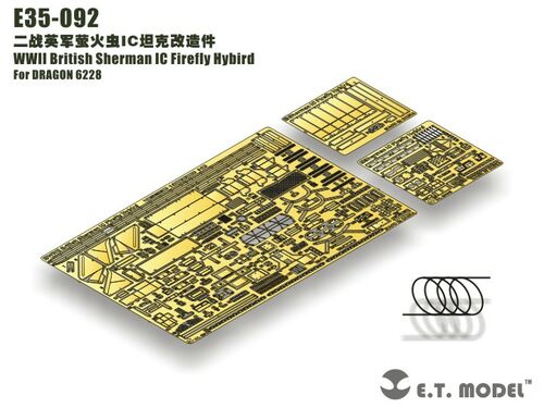 ET Model E35-092 British Sherman IC Firefly Hybrid (for Dragon 6228)