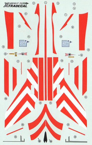 Xtradecal 72017 Panavia Tornado F.3 1990 (1 scheme)