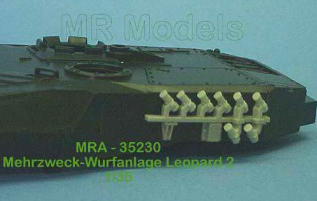 MR Modellbau 35329 New smoke mortars MZWA Leopard 2A6 German Bundeswehr