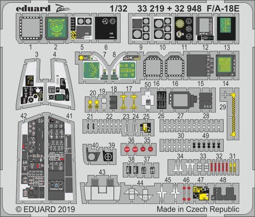 Eduard 32948 F/A-18E interior REVELL