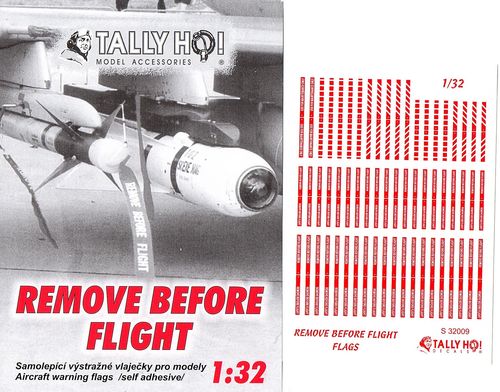 Tally HO! S32-009 Remove before flight