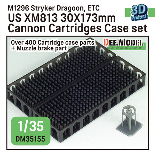 DEF Model DM35155 US XM813 30 x 173mm Cannon Cartridges Set - for M1296 Stryker Dragoon