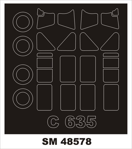 Montex SM48578 Caudron C 635 DORA WINGS