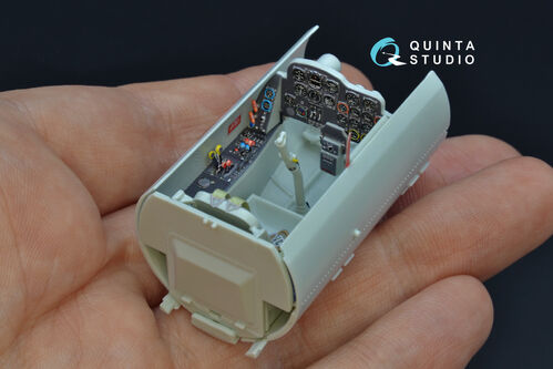 Quinta Studio QD32069 Messerschmitt Me 262 A - 3D-Printed & Coloured Interior (for Revell kits)