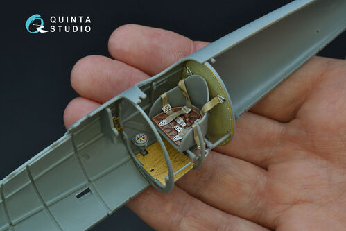 Quinta Studio QD32085 Albatros D.V Interior - 3D-Printed & Coloured Interior (for Wingnut Wings kits)