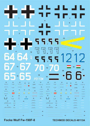 Techmod 48113 Focke-Wulf Fw 190F-8
