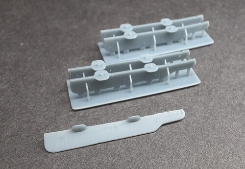 rise144models 047 Harrier GR.5 / GR.7 / GR.9 - Air Flow Deflectors (for Revell and Dragon kits)
