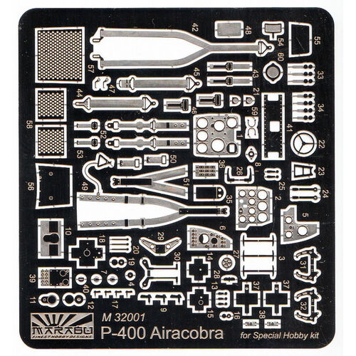 Marabu Finest Hobby Designs M32001 P-400 Airacobra (For Special Hobby Kit)