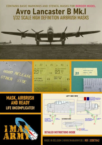 1 Man Army 32DET042 Avro Lancaster B Mk I (Border Model)